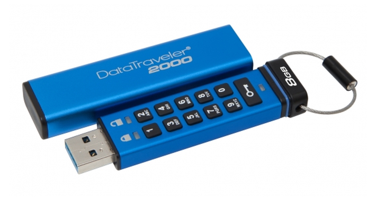 Kingston DataTraveler 2000 8 GB (DT2000/8GB) | SoloTodo.cl