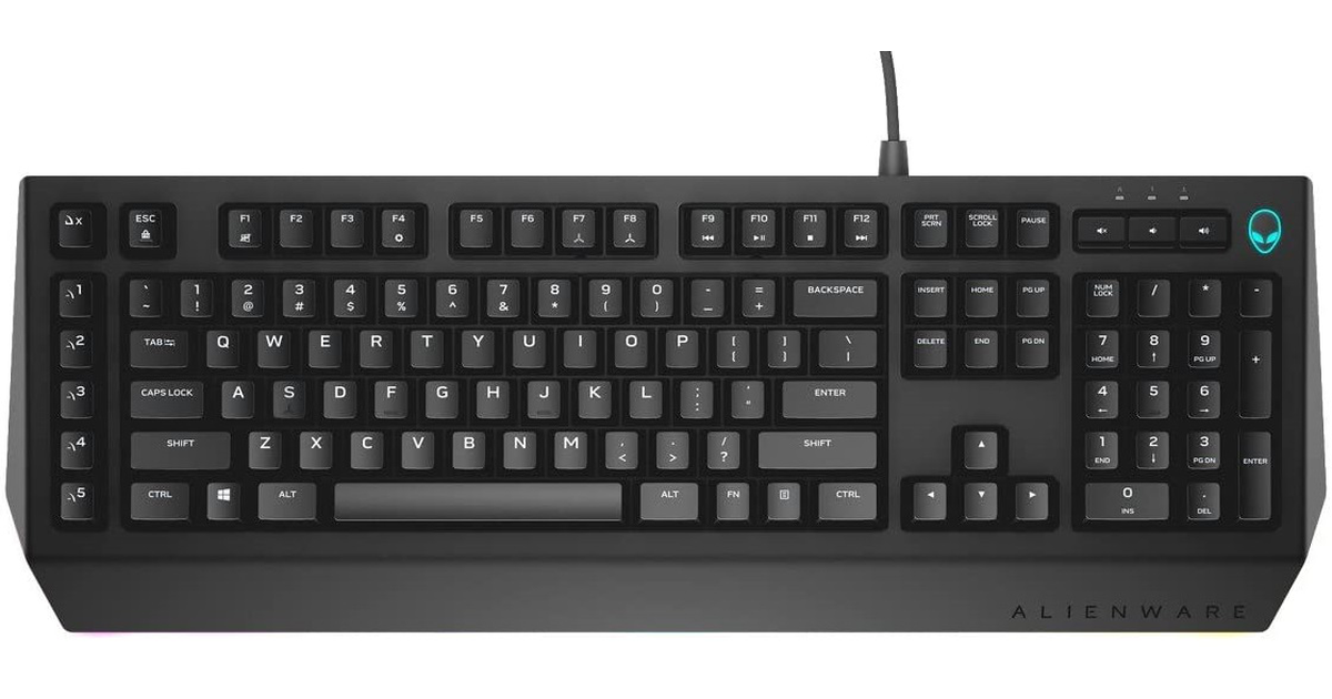 Alienware Advanced Gaming Keyboard AW568 (AW568-BK-LTN) | SoloTodo.cl