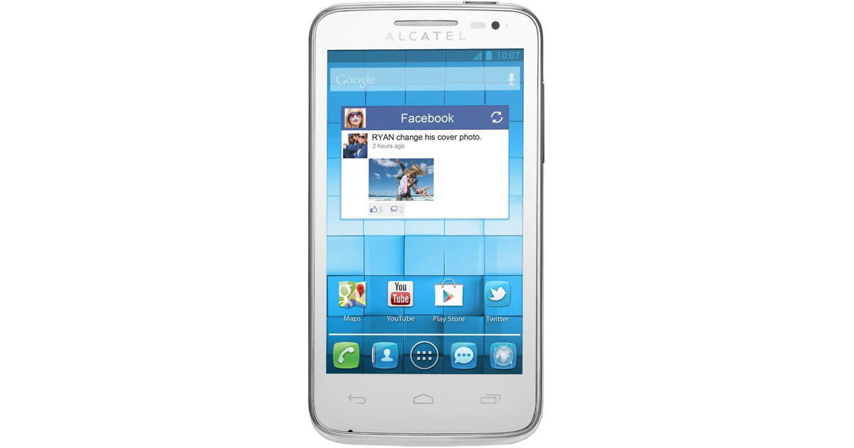 Alcatel M'Pop (5020 / Blanco) | SoloTodo.cl