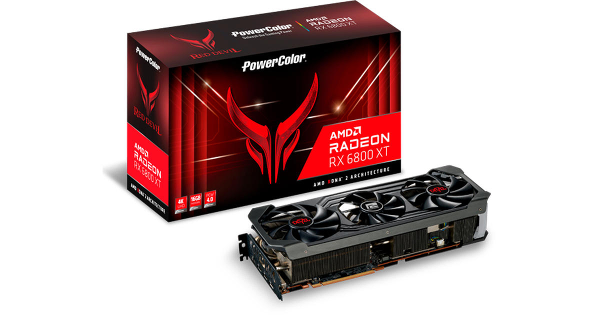 PowerColor Radeon RX 6800 XT Red Devil 16GB [AXRX 6800 XT 16GBD6-3DHE ...