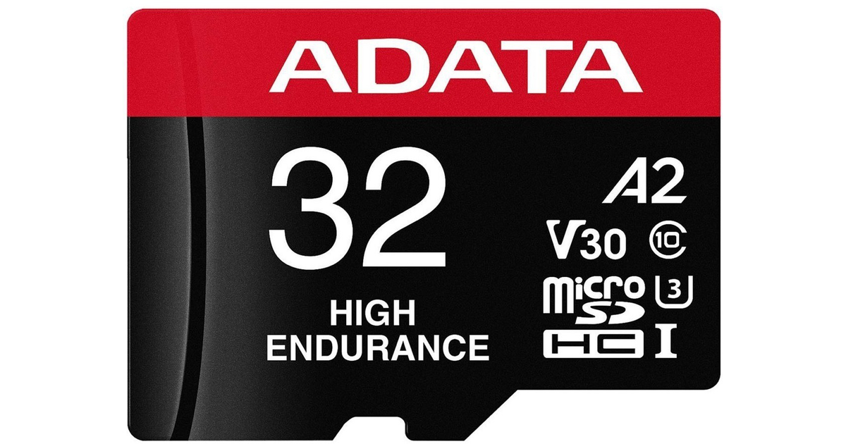 Adata High Endurance microSDHC / microSDXC 32 GB UHS-I (Speed Class 3 / Video Speed Class 30 ...
