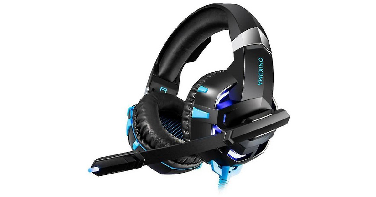 Onikuma K2 Pro Gaming Headset - Negro/Azul | SoloTodo.cl