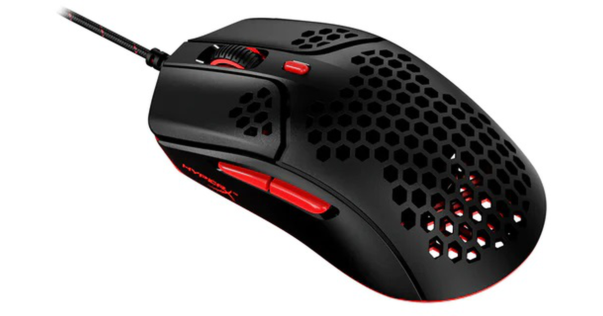 HyperX Pulsefire Haste - Black / Red (HMSH1-A-RD/G / 4P5E3AA) | SoloTodo.cl
