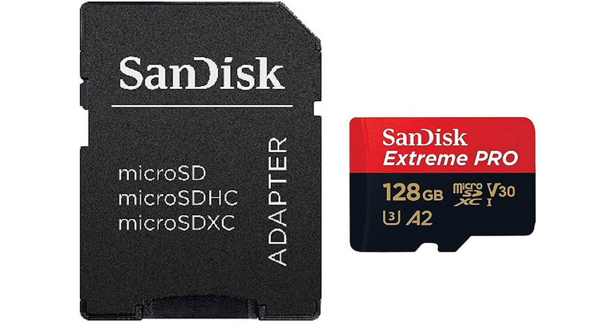 SanDisk Extreme Pro microSDHC / microSDXC 128 GB UHS-I (Speed Class 3 ...