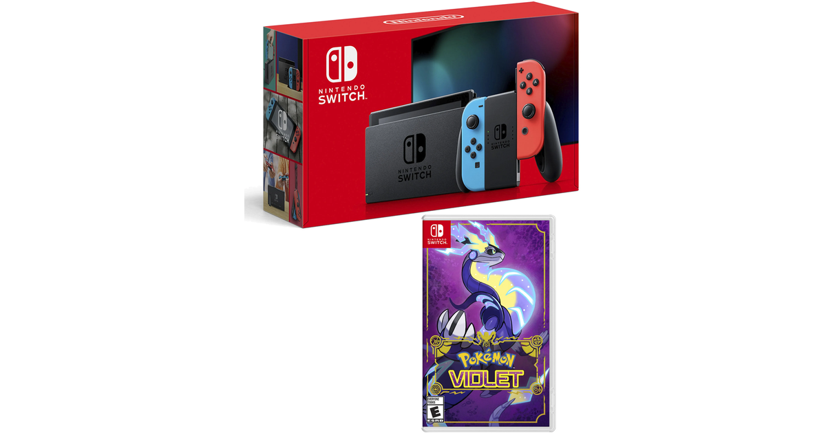 Nintendo Switch Refresh Neon + Pokémon Violet | SoloTodo.cl