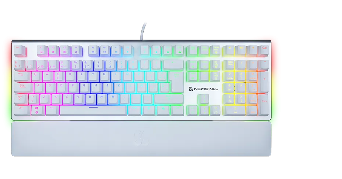 NewSkill Serike Ivory RGB White - Switch Outemu Red (NS-KB-SERIKE-RED ...