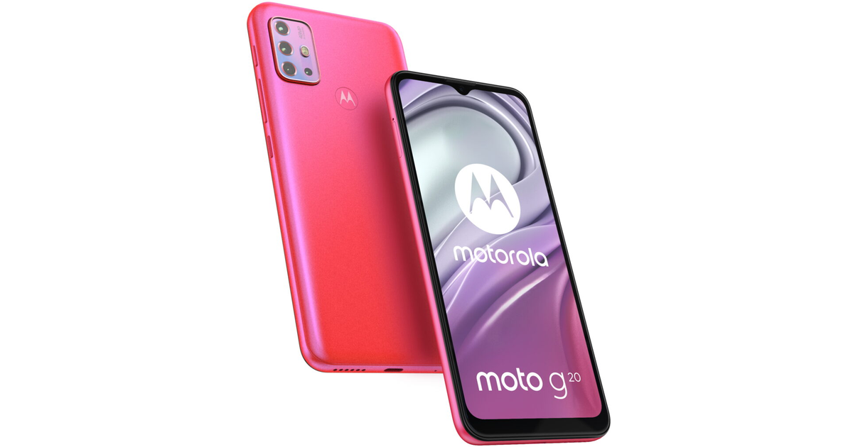 Motorola Moto G20 (128 GB / 3 GB / Flamingo Pink) | SoloTodo.cl