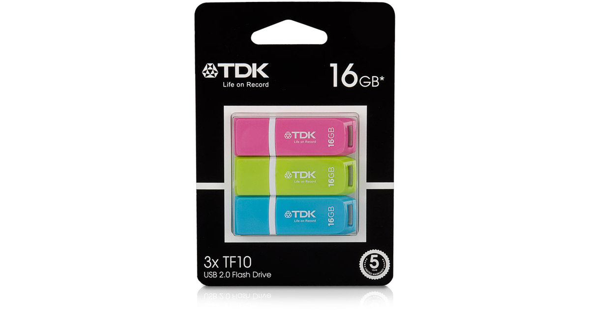 TDK TF10 (Pack de 3) 16 GB | SoloTodo.cl