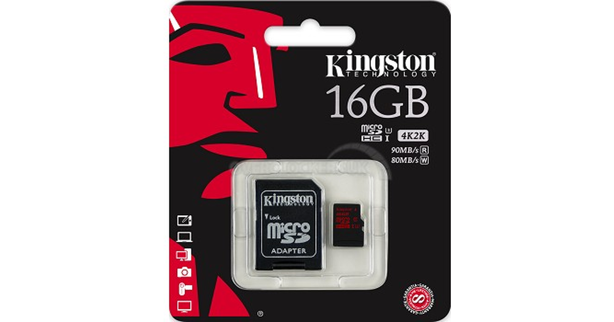 Kingston microSDHC 16 GB UHS-I (Speed Class 3) (SDCA3/16GB) | SoloTodo.cl