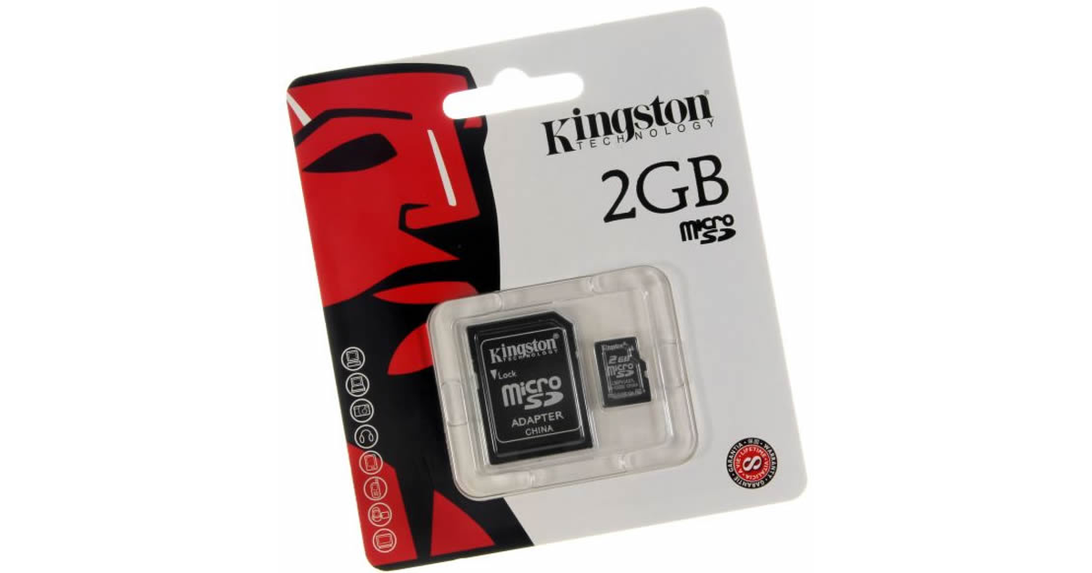 Kingston microSDHC / microSDXC 2 GB Class 4 (SDC/2GB) | SoloTodo.cl