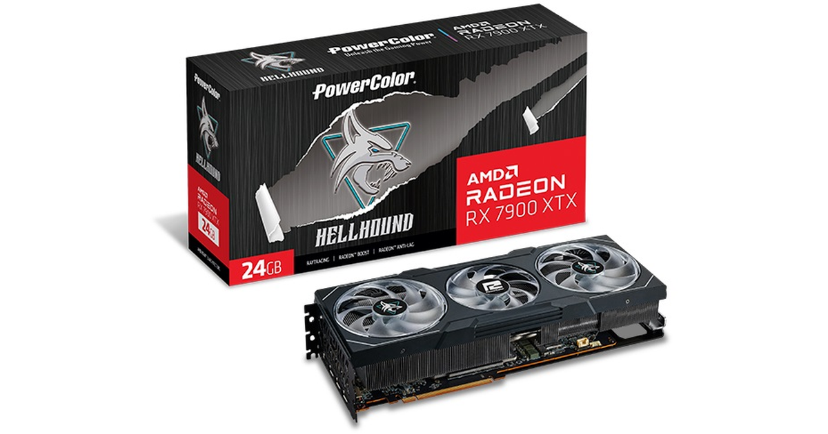PowerColor Hellhound Spectral AMD Radeon RX 7900 XTX 24GB GDDR6 [RX ...