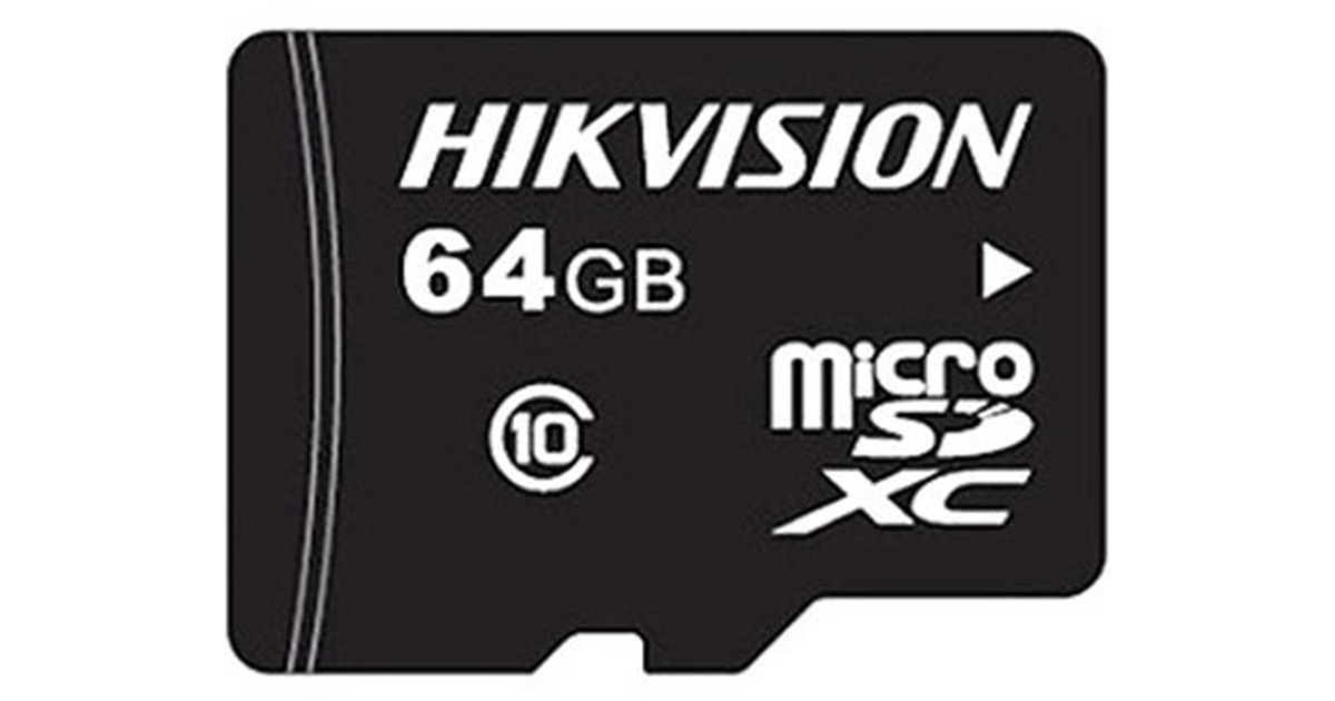 Hikvision microSDXC 64 GB UHS-I (Class 10 / Speed Class 1 / Video Speed ...