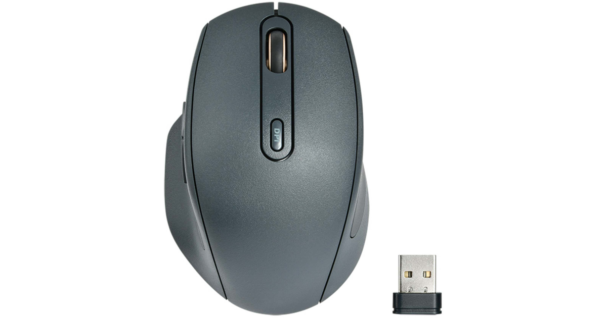 Onn Mouse Ergonómico Inalámbrico - Gris | SoloTodo.cl