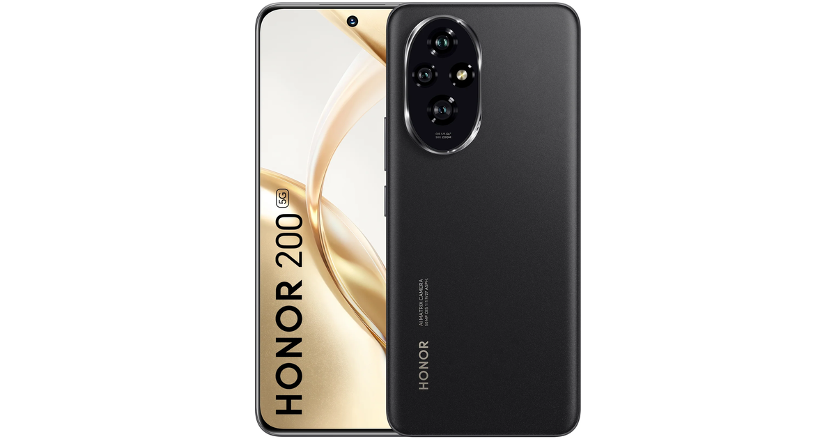 Honor 200 (256 GB / 12 GB / Black) | SoloTodo.cl
