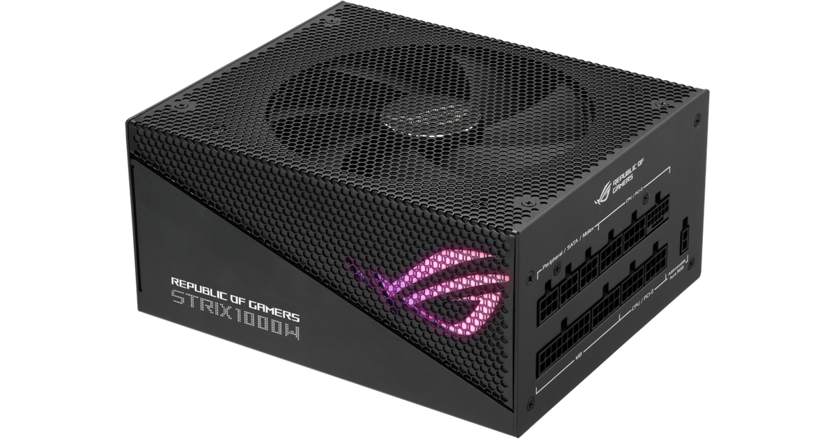 ASUS ROG STRIX 1000W Gold Aura Edition (ROG-STRIX-1000G-AURA-GAMING ...