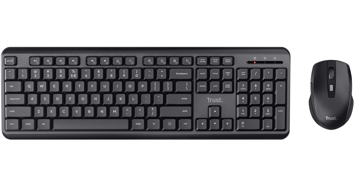 Trust TKM-350 Pack Teclado y Ratón Inalámbrico (ES) (24010) | SoloTodo.cl