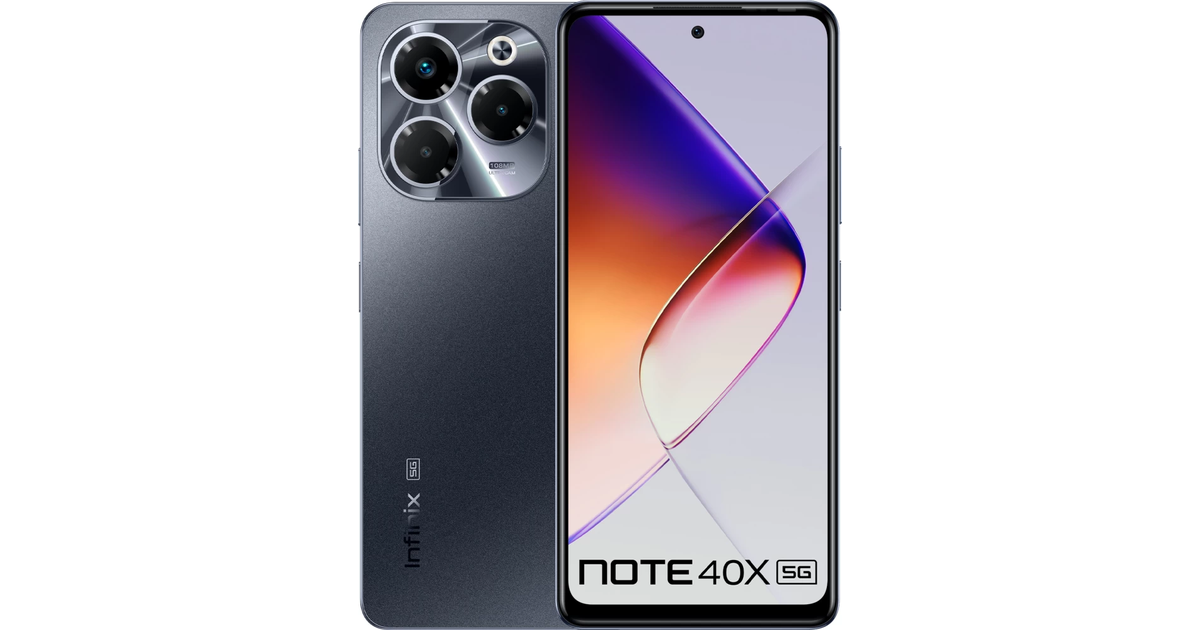 Infinix Note 40X 5G (256 GB / 8 GB / Starlit Black) | SoloTodo.cl
