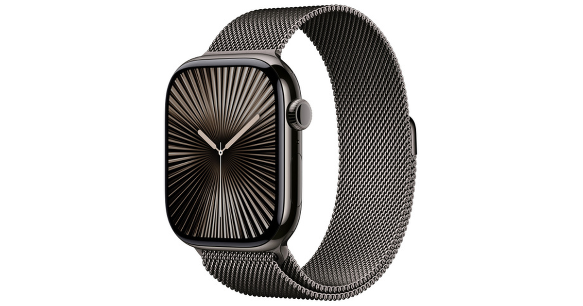 Apple Watch Series 10 46mm (GPS + Cellular / Graphite Titanium Case ...
