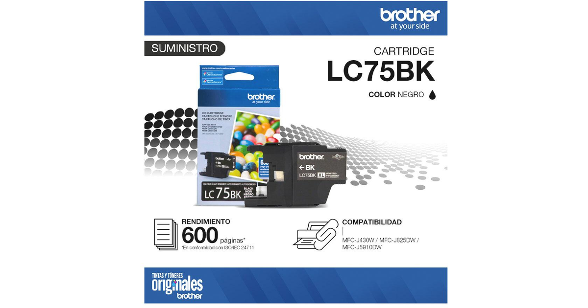 Brother LC75 (Negro) [LC75BK] | SoloTodo.cl