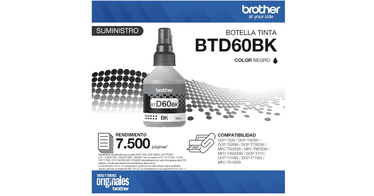 Brother BTD60 (Negro) [BTD60BK] | SoloTodo.cl