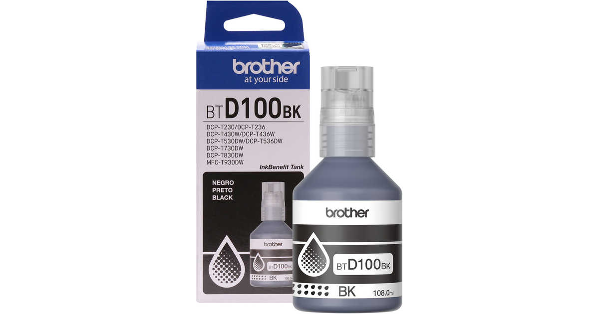 Brother BTD100 (Pack de 2) (Negro) [BTD100BK2PK] | SoloTodo.cl