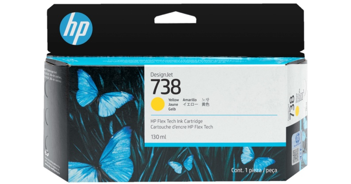 HP 738 130-ml (Amarillo) [498N7A] | SoloTodo.cl
