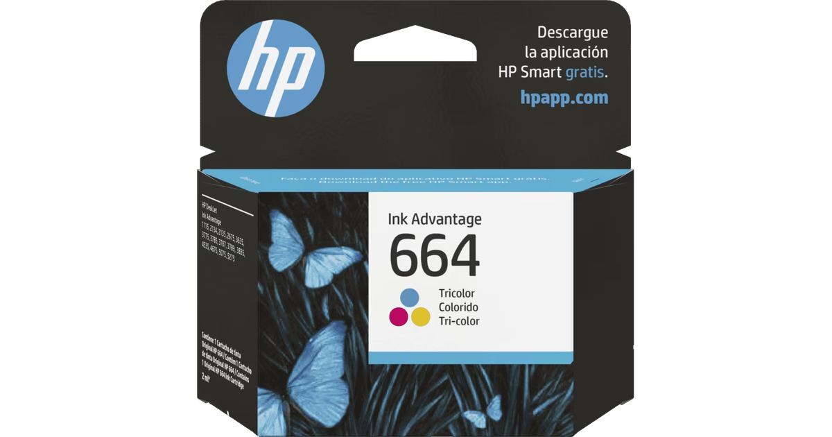 HP 664 (Amarillo / Cyan / Magenta) [F6V28AL] | SoloTodo.cl