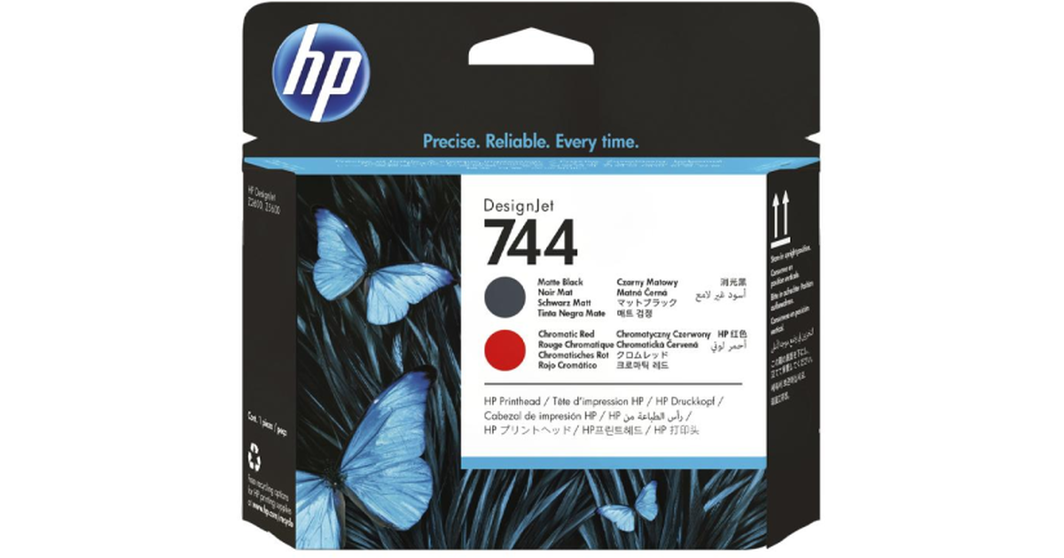 HP 744 (Negro Mate / Rojo) [F9J88A] | SoloTodo.cl