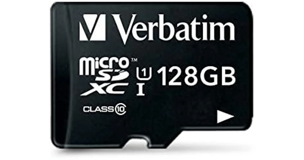 Verbatim microSDHC / microSDXC 128 GB Class 10 / UHS Class 1 (U1 ...