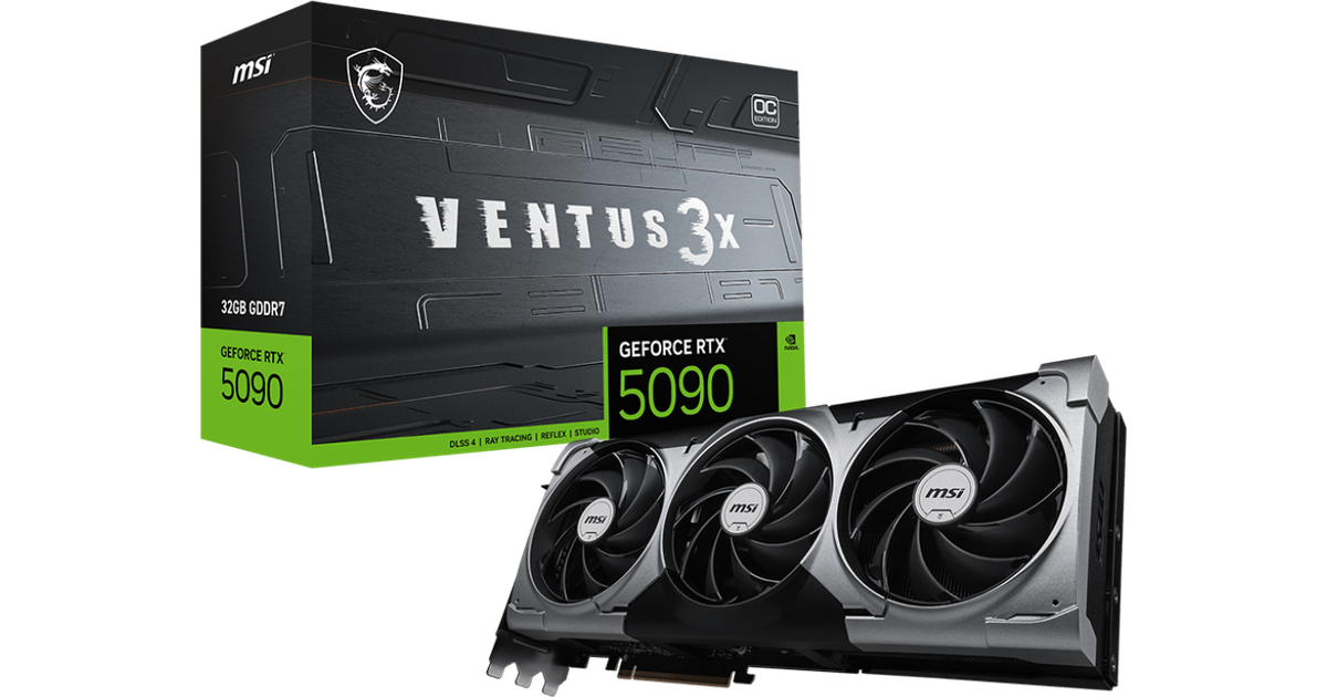 MSI GeForce RTX 5090 32G VENTUS 3X OC [G5090-32V3C] | SoloTodo.cl