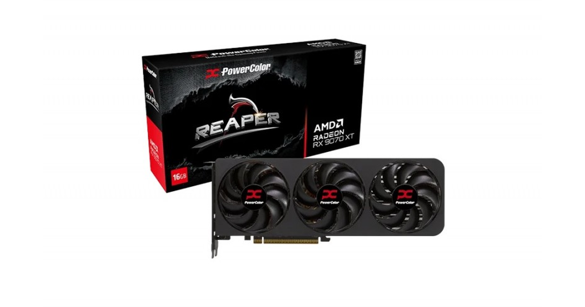 PowerColor Reaper AMD Radeon RX 9070 XT 16GB [RX9070XT 16G-A] | SoloTodo.cl