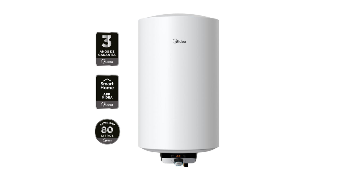 Midea TERMO ELECTRICO 80 L +WIFI | SoloTodo.cl