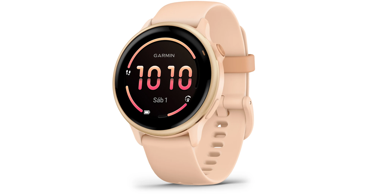 Garmin Vivoactive 6 - Pink / Pink Dawn Band [010-02985-03] | SoloTodo.cl