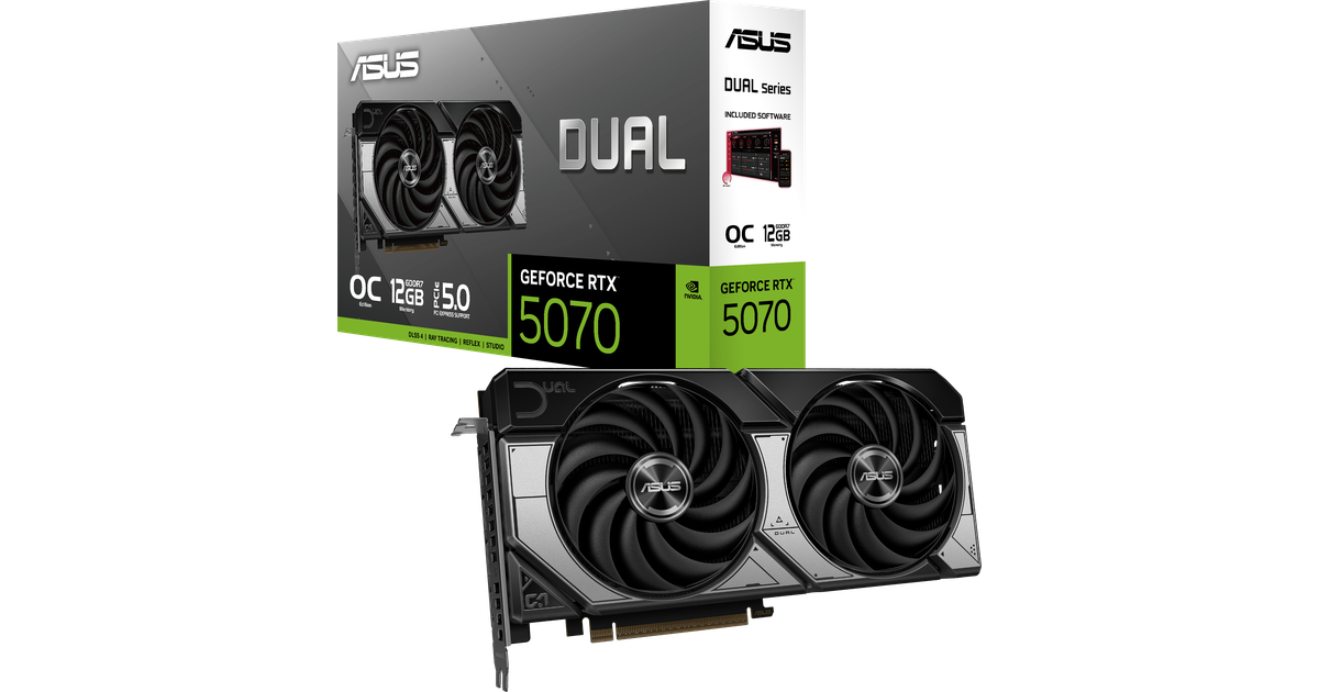 ASUS Dual GeForce RTX 5070 12GB GDDR7 OC Edition [DUAL-RTX5070-O12G ...