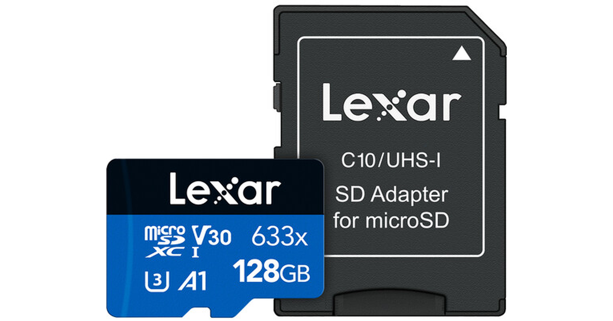 Lexar High-Performance microSDHC / microSDXC 128 GB UHS-I (Speed Class ...