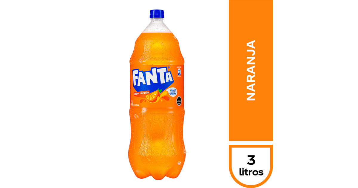 Fanta Bebida Fanta 3 L (1 un. / 3000 mL.) | SoloTodo.cl