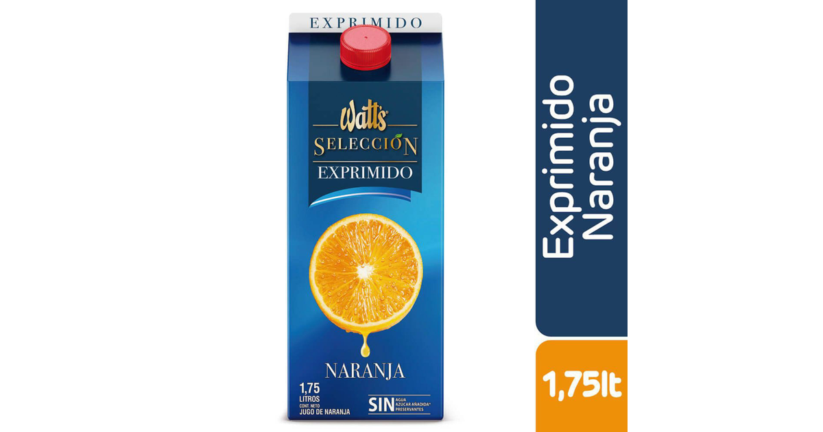 Watt's Jugo Exprimido Naranja (1 un. / 1750 mL.) | SoloTodo.cl