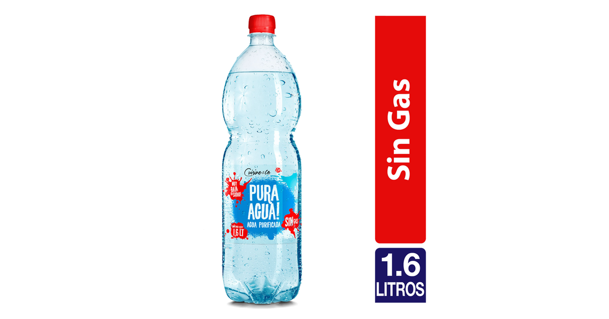Cuisine & Co Agua Purificada Sin Gas (1 un. / 1600 mL.) | SoloTodo.cl