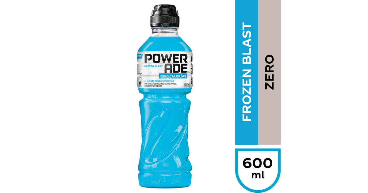 Powerade Bebida Isotónica Zero Frozen Blast (1 un. / 600 mL.) | SoloTodo.cl