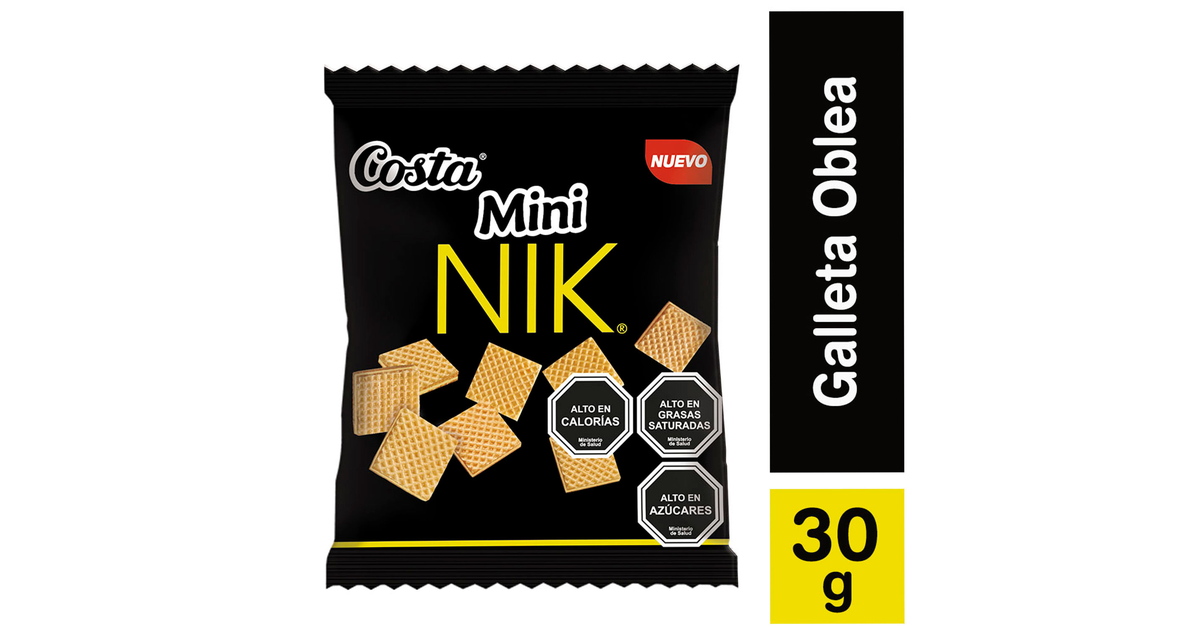 Costa Galletas Mini Nik (1 un. / 30 g.) | SoloTodo.cl