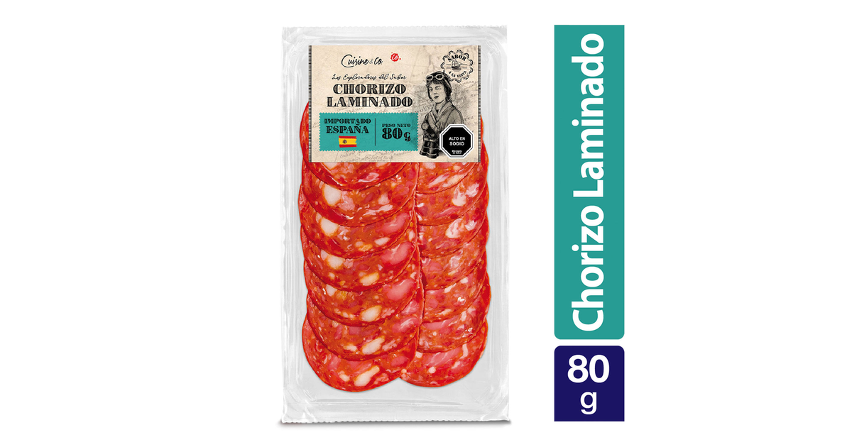 Cuisine & Co Chorizo Laminado (80 g.) | SoloTodo.cl