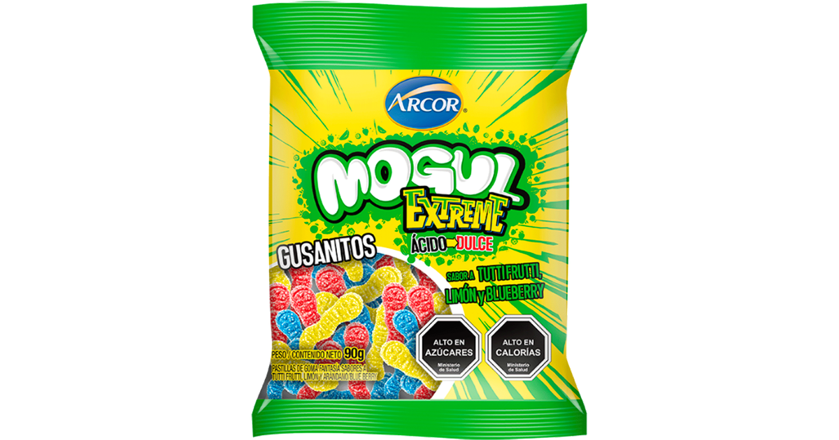 Arcor Gomitas Mogul Gusanito Extreme (1 un. / 90 g.) | SoloTodo.cl
