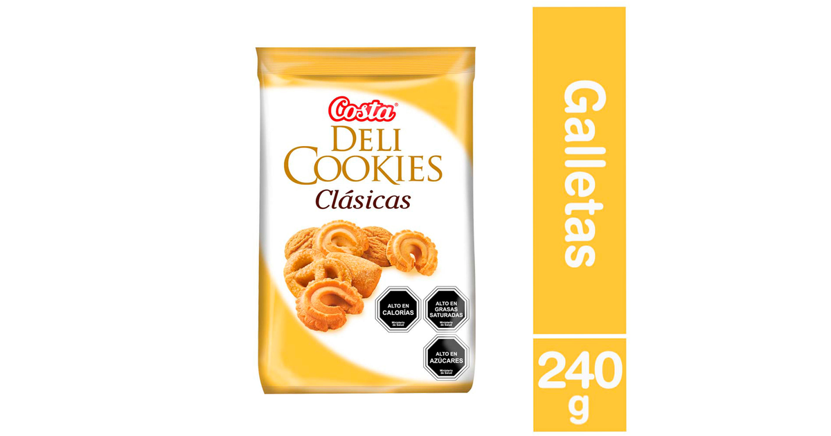 Costa Galletas Deli Cookies Clásica (1 un. / 240 g.) | SoloTodo.cl