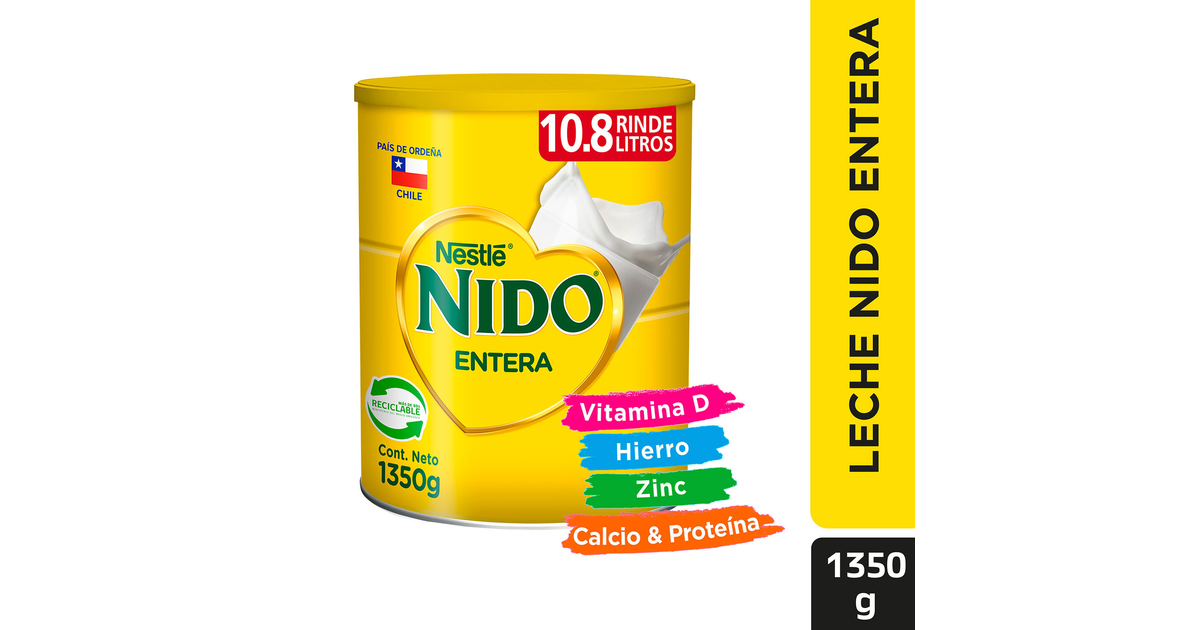 Nido Leche en Polvo Entera (1 un. / 1350 g.) | SoloTodo.cl
