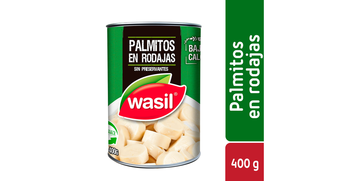 Wasil Palmitos en Rodajas (220 g.) | SoloTodo.cl