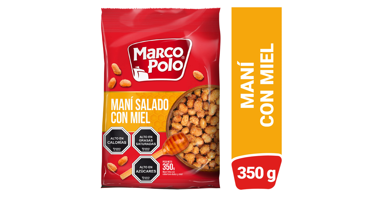 Marco Polo Maní con Miel (1 un. / 350 g.) | SoloTodo.cl