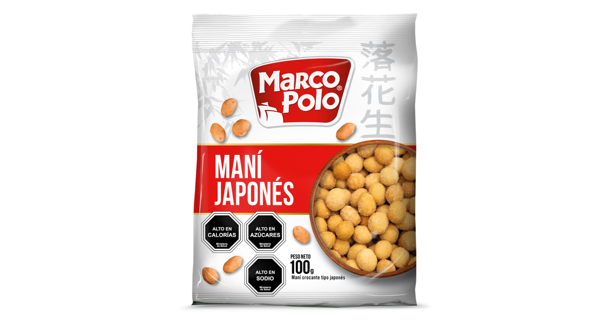 Marco Polo Maní Tipo Japonés (1 un. / 100 g.) | SoloTodo.cl