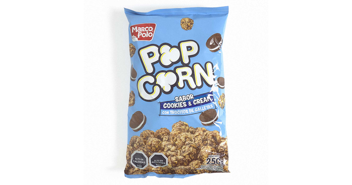 Marco Polo Popcorn Cookies & Cream (1 un. / 250 g.) | SoloTodo.cl