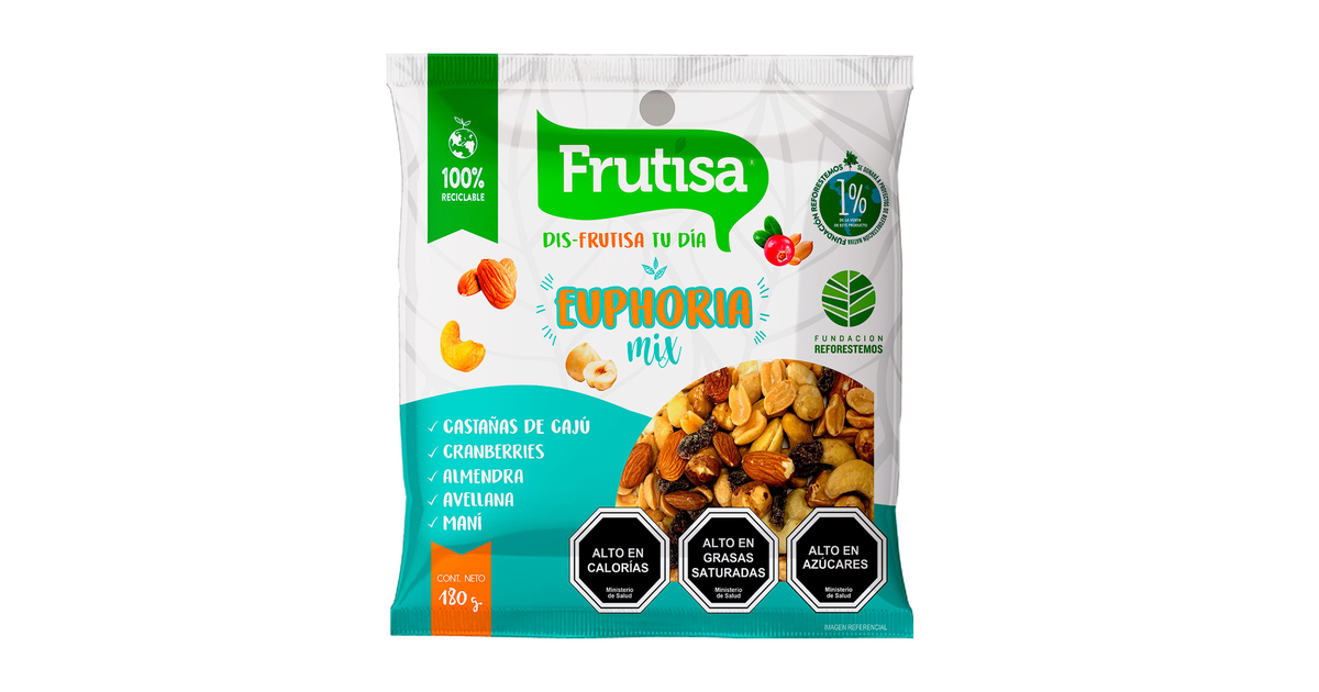Frutisa Mix Frutos Secos (1 un. / 180 g.) | SoloTodo.cl