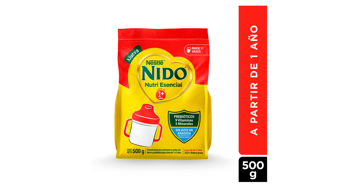 Nido Fórmula Láctea 1+ Nutri Esencial (1 un. / 500 g.) | SoloTodo.cl